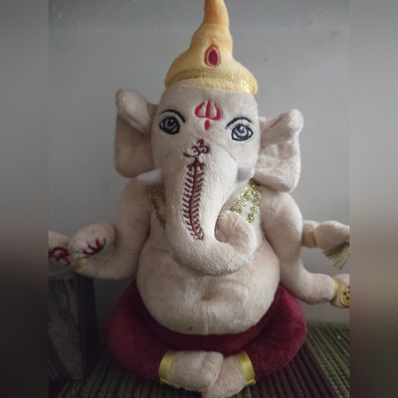 plush India | Toys | Handmade Plush Ganesh Toy Hindu Deity Plush Toy ...